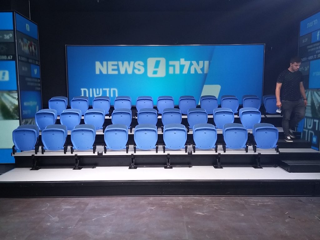 טריבונה טלסקופית IRWIN Seating Company -Versatract ארה"ב | מרקטוויז ...